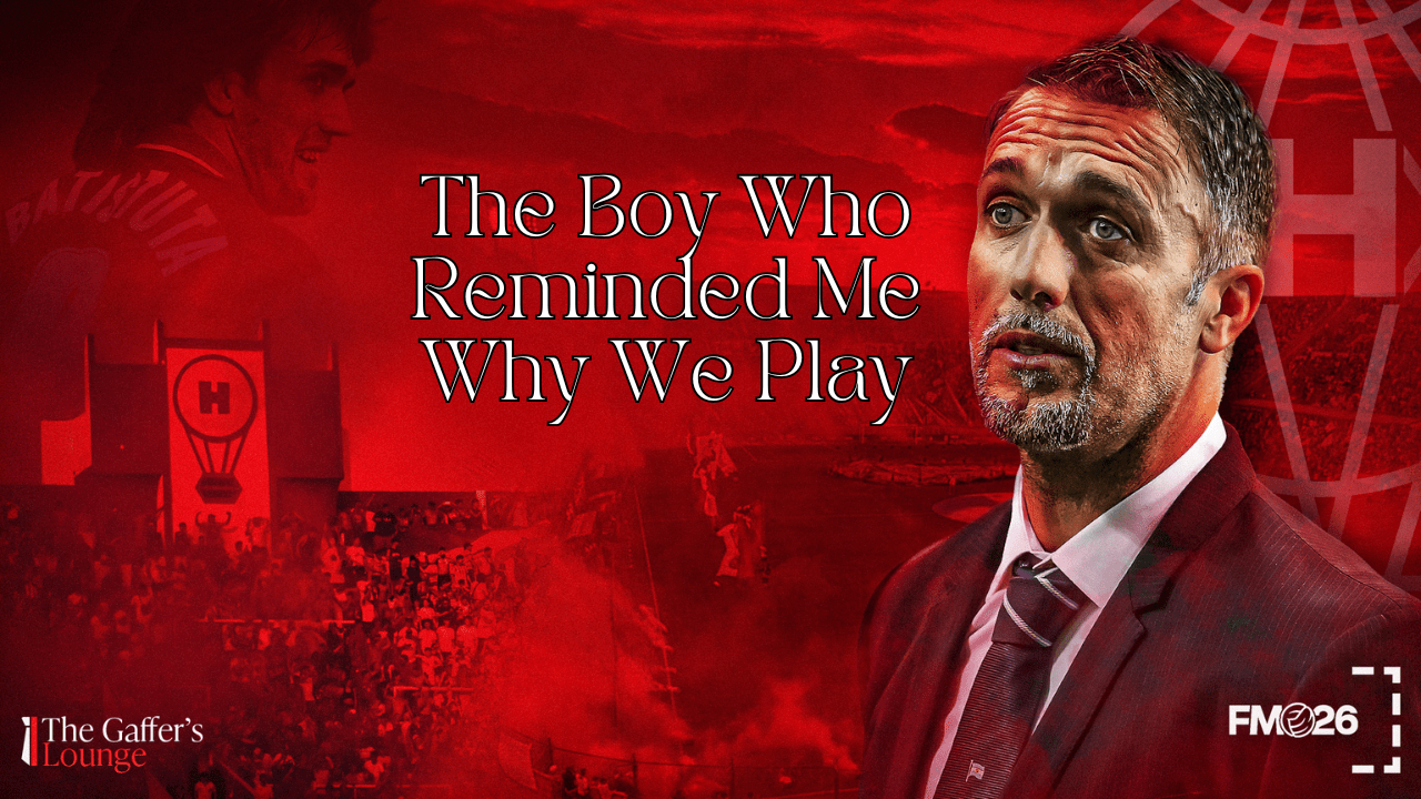 The Boy Who Reminded Me Why We Play – The Gaffers Lounge